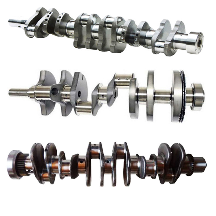 Alloy Steel Diesel Engine Crankshaft 12R Forklift Spare Parts 13411 ...