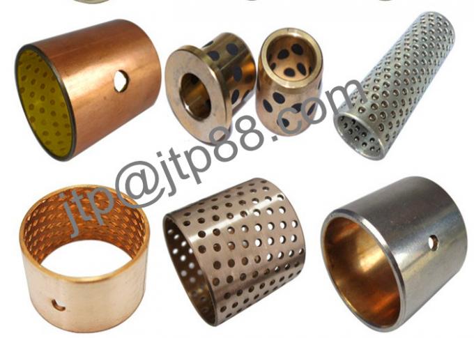 High Precision Copper Plating Bronze Sleeve Bearings Various Size